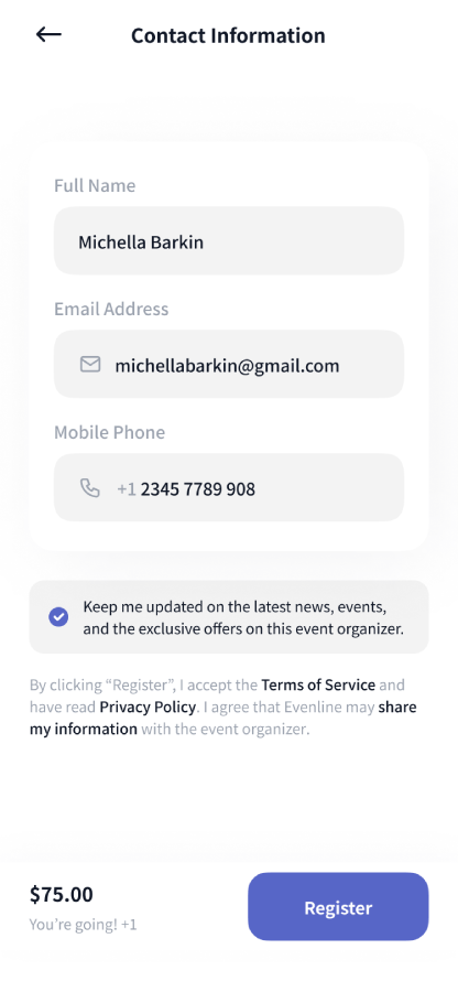 EvenBee - Event Booking Flutter App Ui Template(Figma Included) by dokkanagency